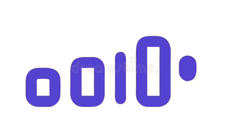 Abstract Signal Strength Icon, Representing Wireless or Network Quality ...