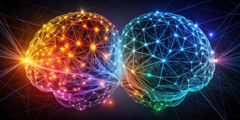 Abstract Silhouette Brain a Visual Representation of Creative and ...