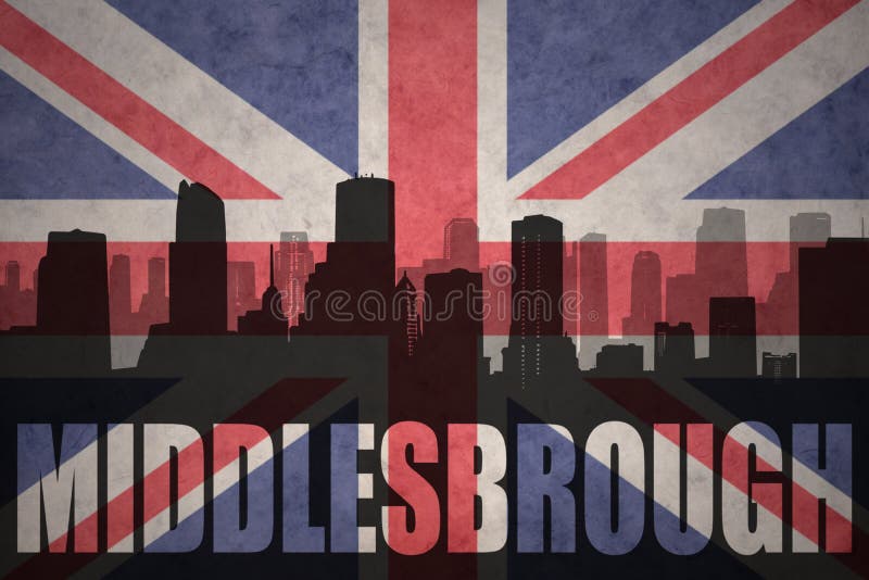 Middlesbrough United Kingdom Europe Vector Sketch City Illustration ...