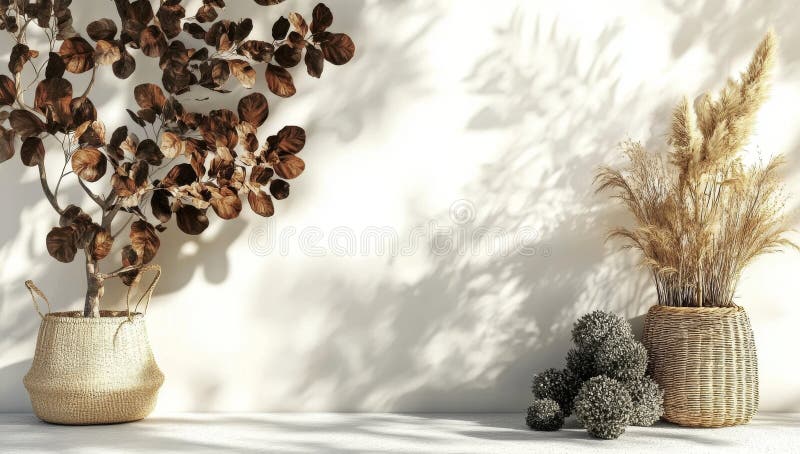 An Abstract Silhouette is Formed by the Soft, Organic Shadow Cast ...