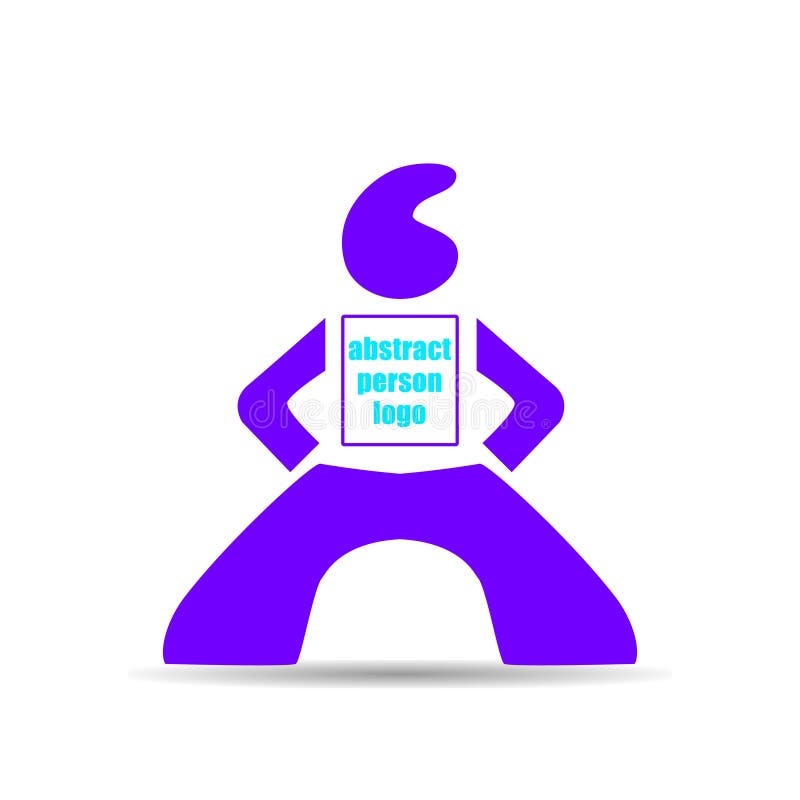 Abstract Silhouette Geometric Person. Stylized Human Vector Design ...