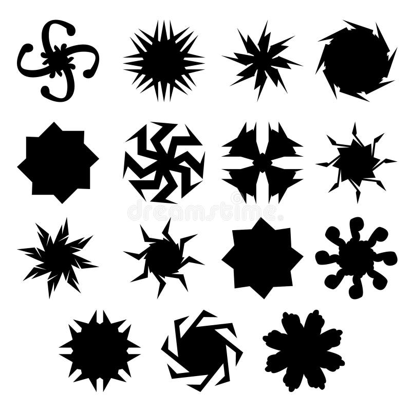 Abstract Silhouette Vector 2 Stock Vector - Illustration of ornament ...