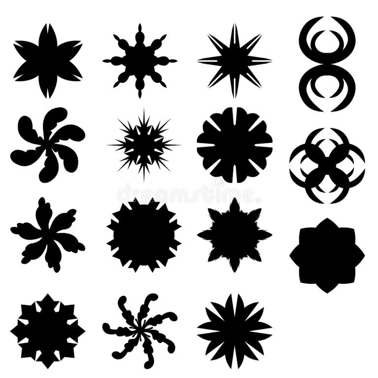 Abstract Silhouette Vector 1 Stock Vector - Illustration of ...