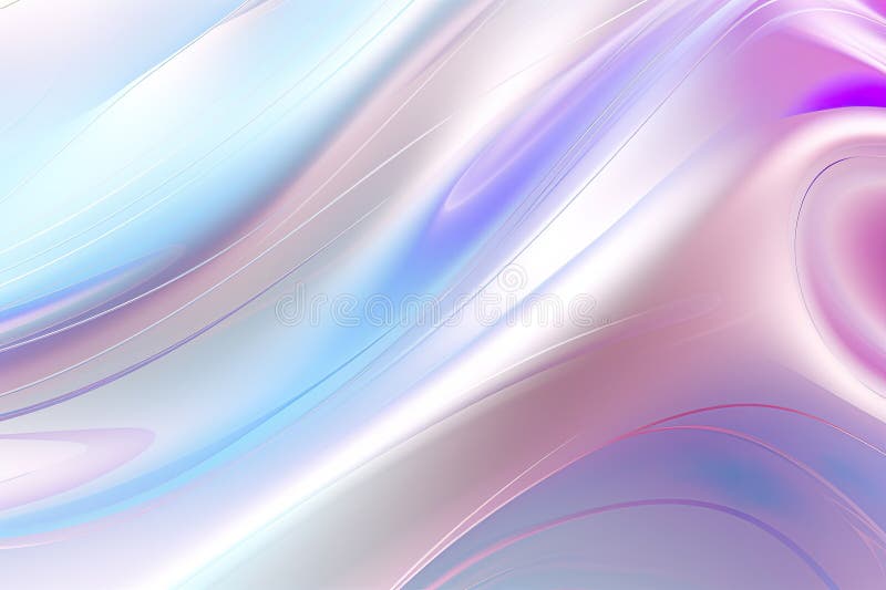 Abstract Silk-like Material with Reflective Blue and Purple Waves ...