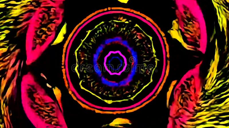 Abstract Silver Animation with Colorful Patterns Stock Footage - Video ...