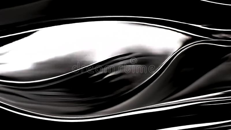 Abstract Silver Animation with Flowing Shapes Stock Footage - Video of ...