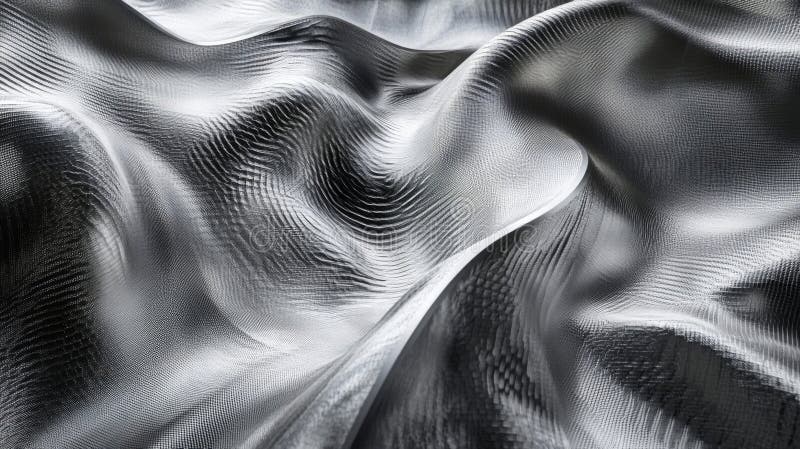 Abstract Silver and Black Wave Texture Background Stock Illustration ...
