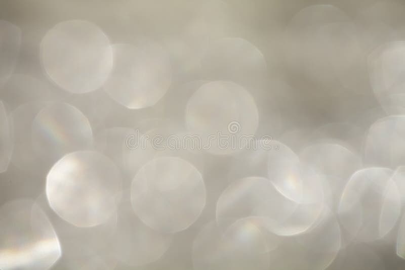 Abstract Silver Bokeh Background Stock Image - Image of light ...