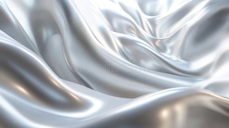 Abstract Silver Fabric Texture Background Stock Illustration ...