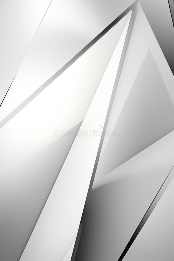 Abstract Silver Geometric Background with Sharp Angles Stock ...