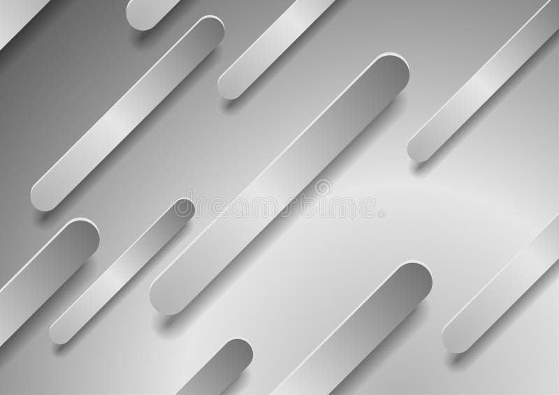 Abstract Silver Grey Hi-tech Diagonal Shapes Geometric Vector ...