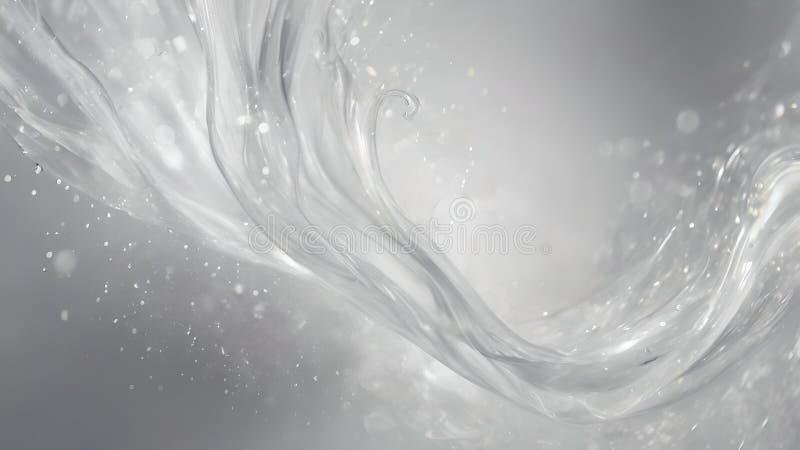 Abstract Silver Liquid Wave Background Stock Illustration ...