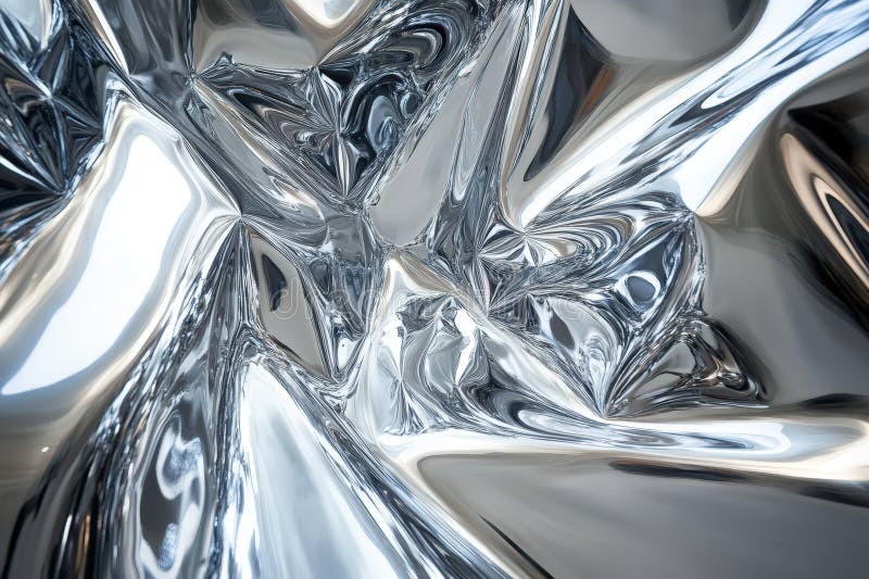 Abstract Silver Metallic Surface Texture Design Stock Illustration ...