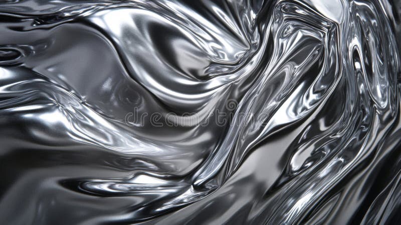 Abstract Silver Metallic Texture Background Stock Illustration ...
