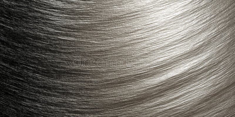 Abstract Silver Metallic Texture with Smooth Circular Patterns Stock ...