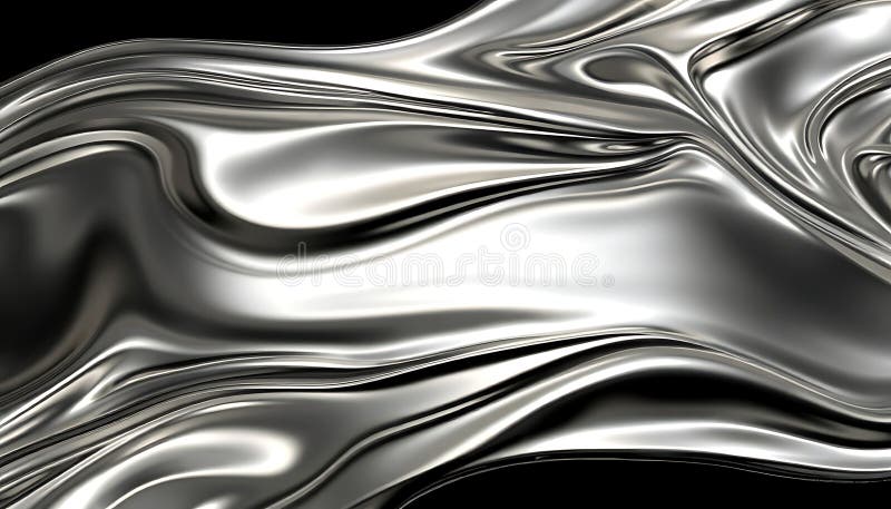 Abstract Silver Metallic Texture, Smooth Surface, and Modern Background ...