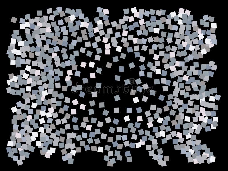 Abstract Silver Squares for Holidays Stock Illustration - Illustration ...