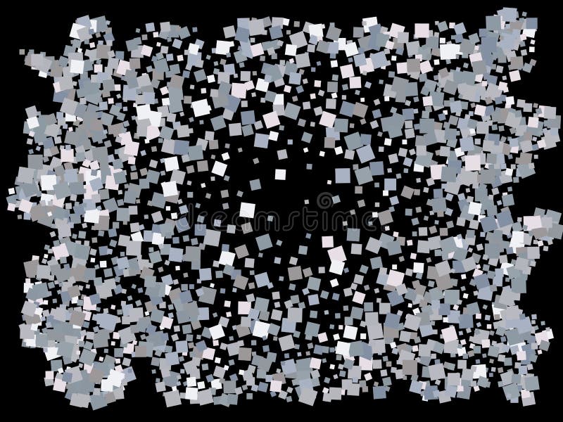 Abstract Silver Squares for Holidays Stock Illustration - Illustration ...