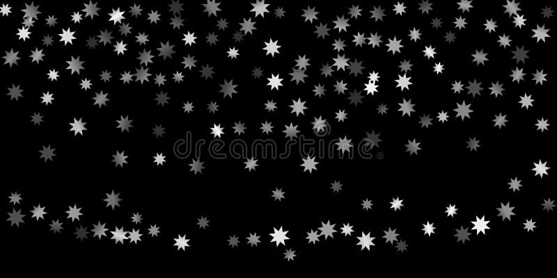 Abstract Silver Star of Confetti. Stock Vector - Illustration of light ...