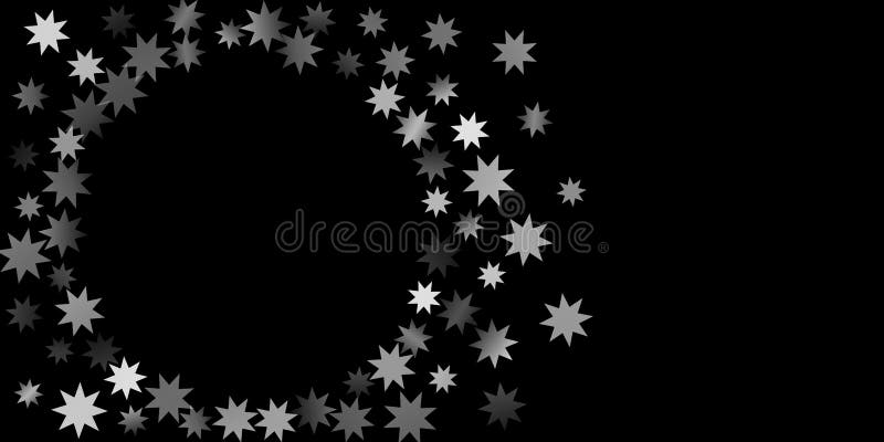 Abstract Silver Star Of Confetti Stock Vector Illustration Of