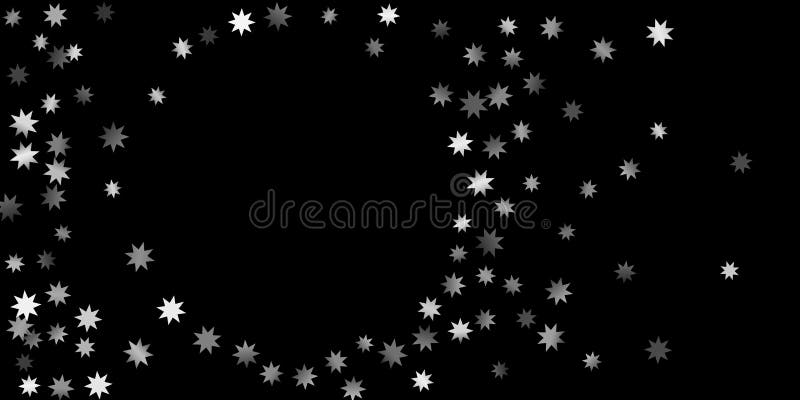 Abstract Silver Star Of Confetti Stock Vector Illustration Of