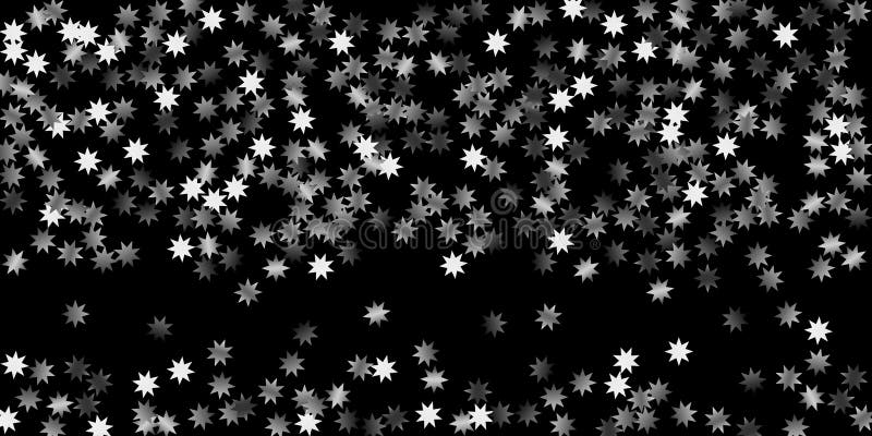 Abstract Silver Star Of Confetti Stock Vector Illustration Of Luxury