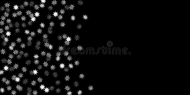 Abstract Silver Star Of Confetti Stock Vector Illustration Of