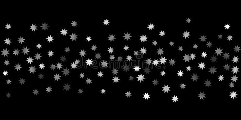 Abstract Silver Star Of Confetti Stock Vector Illustration Of