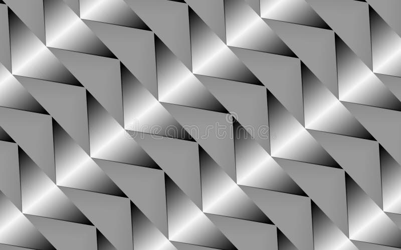 Abstract Silver Triangles Background For Creative Designs Stock Vector ...