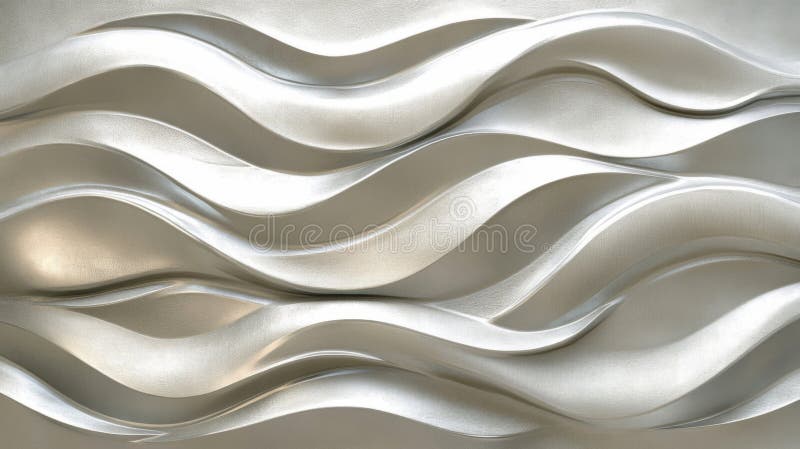 Abstract Silver Wave Background Texture Stock Illustration ...