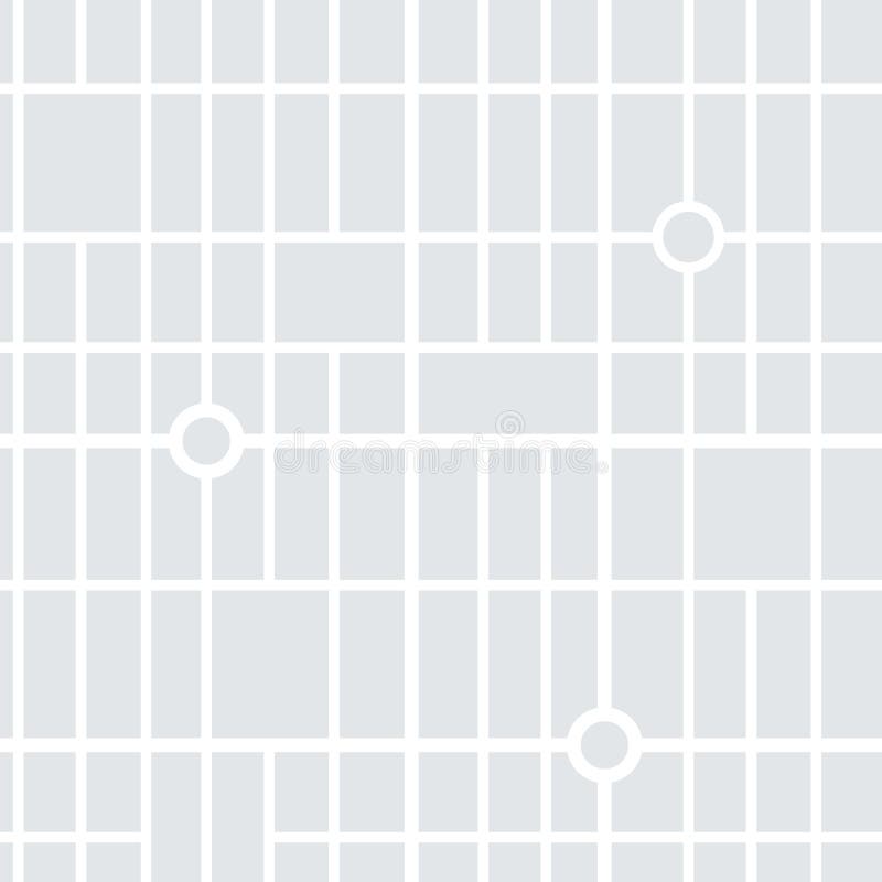 Abstract Simple City Map. Seamless Pattern Stock Vector - Illustration ...