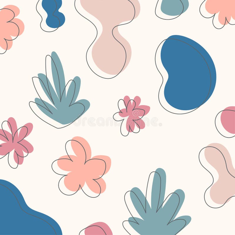 Abstract Simple Design Painting and Flat Vector Stock Vector ...