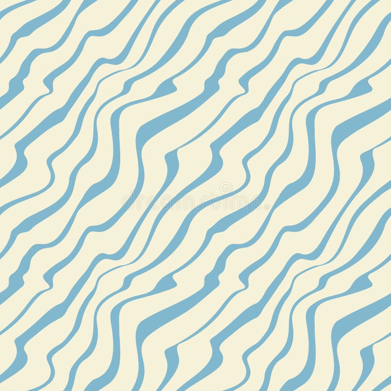 Abstract Simple Distorted Diagonal Lines Seamless Pattern. Striped ...
