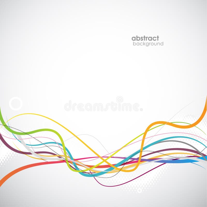 Abstract Simple Lines in Footer. Stock Vector - Illustration of blue ...