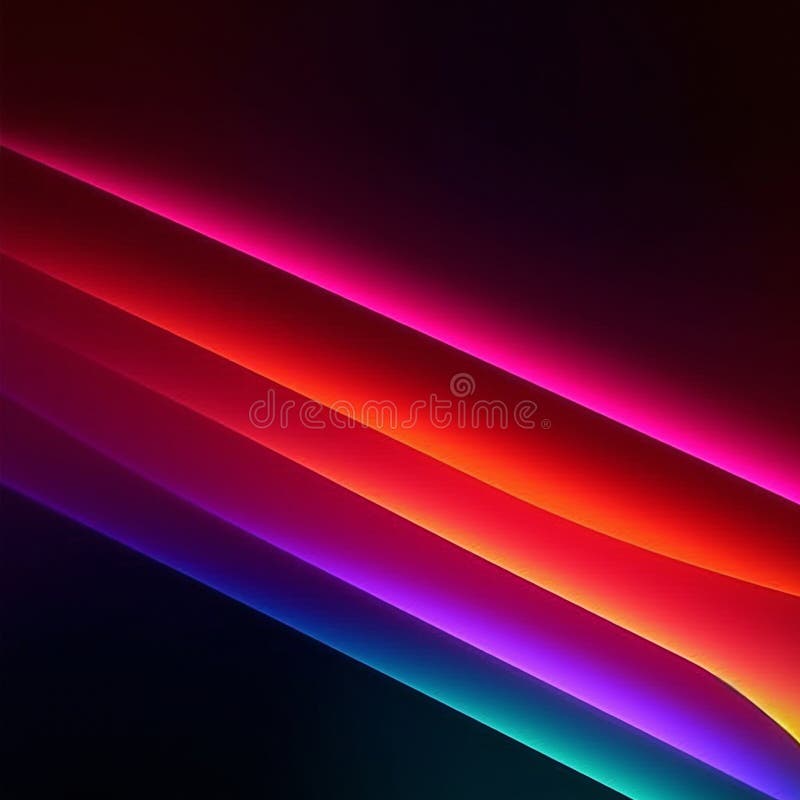 Abstract Simple Neon Background Stock Illustration - Illustration of ...