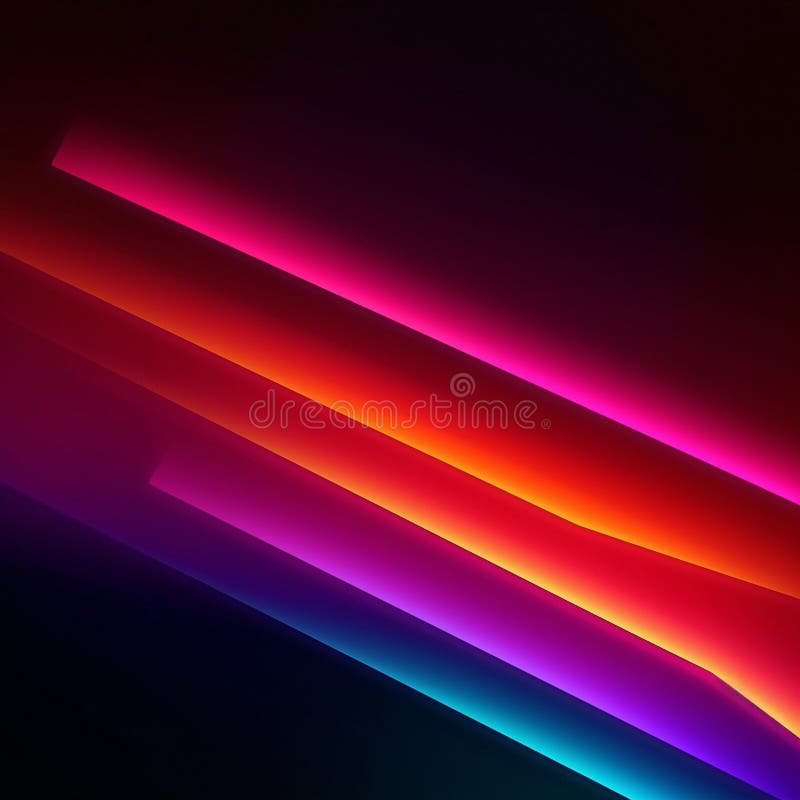 Abstract Simple Neon Background Stock Illustration - Illustration of ...
