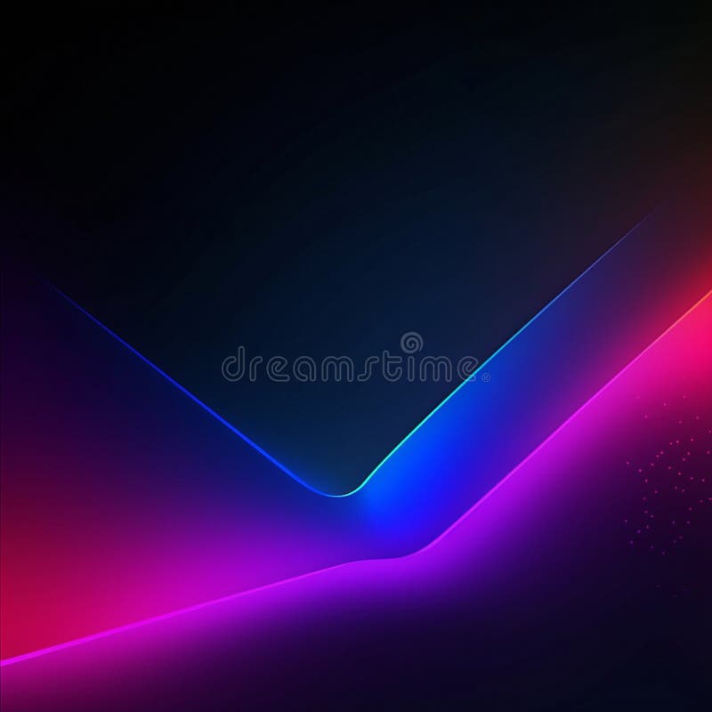 Abstract Simple Neon Background Stock Illustration - Illustration of ...