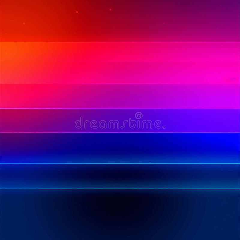 Abstract Simple Neon Background Stock Illustration - Illustration of ...