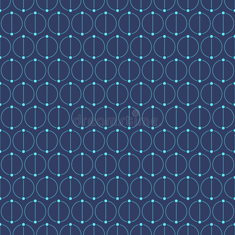 Abstract Simple Pattern with Circles. Stock Vector - Illustration of ...