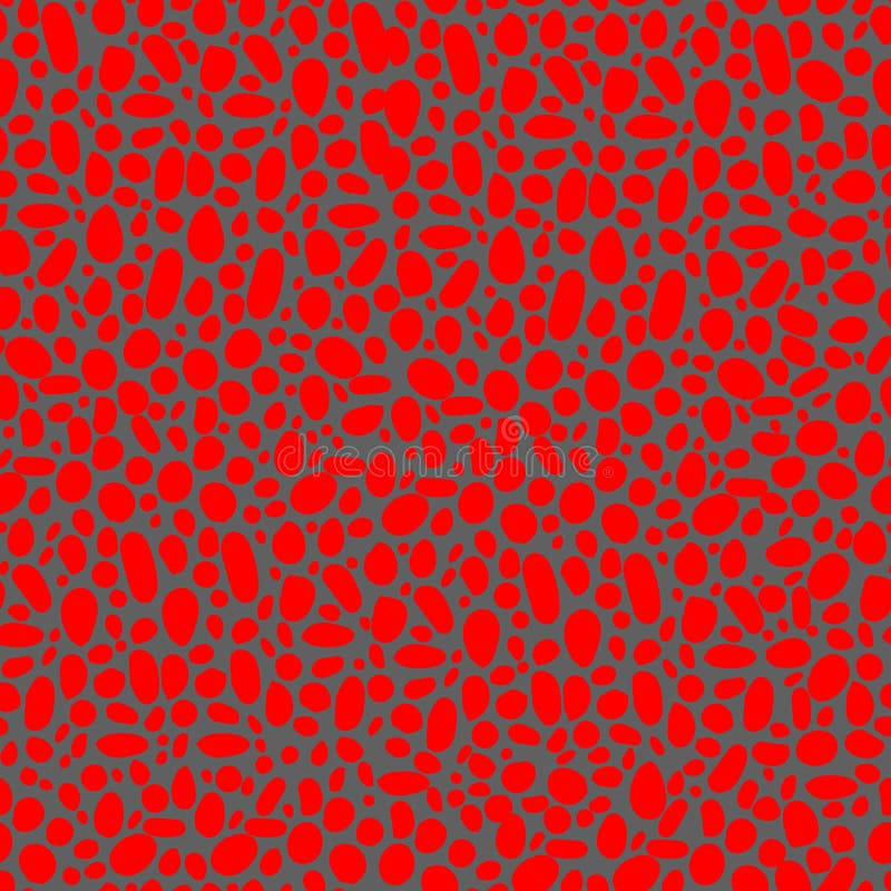 Abstract Simple Seamless Vector Pattern Many Small Red Dots Spots on a ...