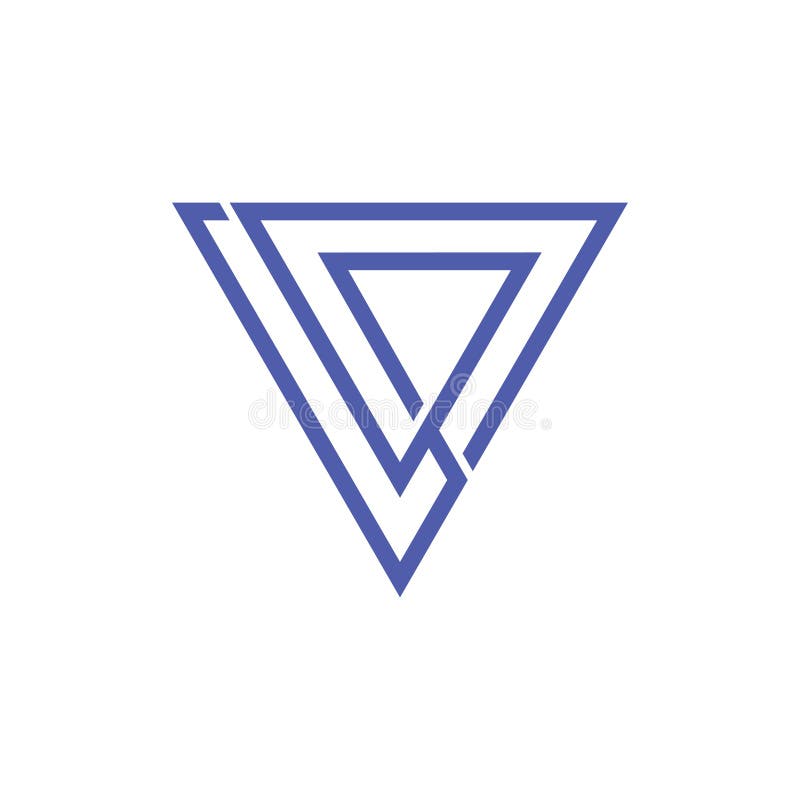 Triangle Overlapping Logo Stock Illustrations – 877 Triangle ...