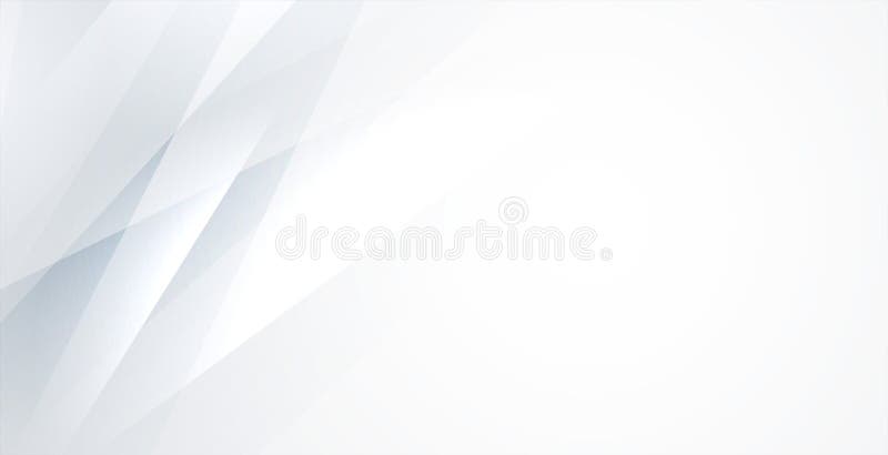 Abstract and Simple White Backdrop Banner with Blank Space Stock Vector ...