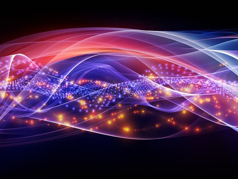 Abstract sine waves stock illustration. Illustration of effect - 23582927