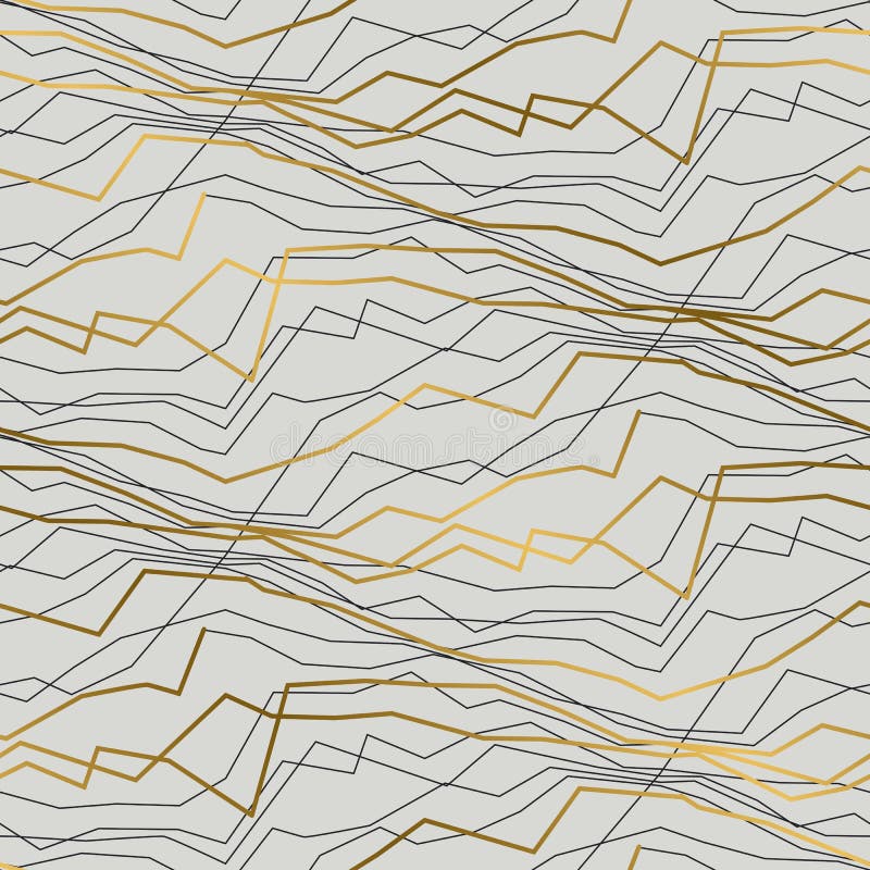 Abstract Sketch Lines and Angles Seamless Pattern Stock Vector ...