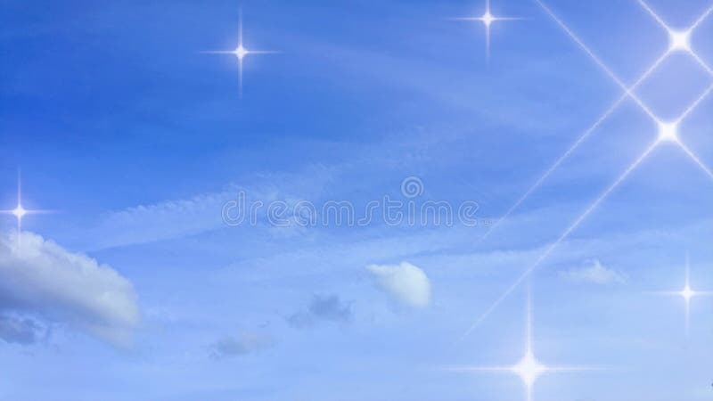 Abstract Skies Clouds. Dream Peace Summer Background Stock Illustration ...
