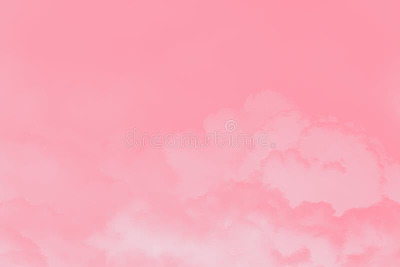 Abstract Sky Background, Soft Pink Sky with Clouds, Copy Space Stock ...