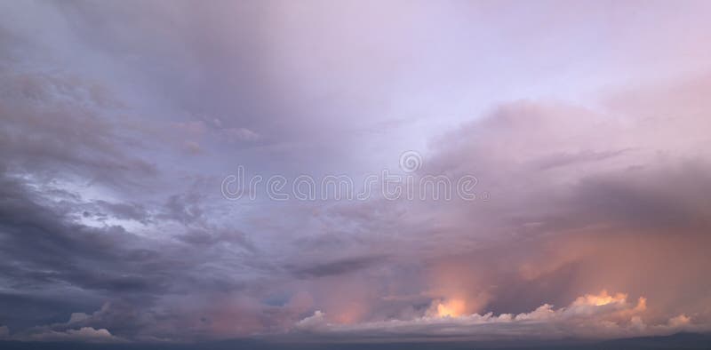 Abstract sky after sunset stock photo. Image of nature - 259882296