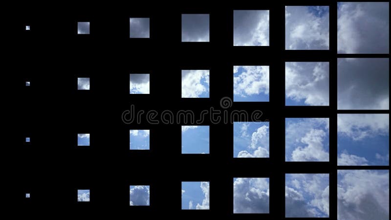 Abstract Skyscape Clouds Background Shapes Stock Illustration ...