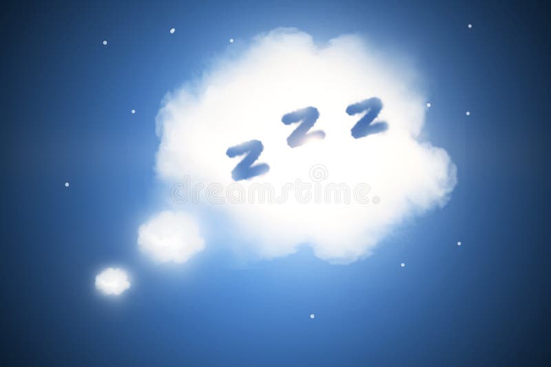 Sleep Pattern Word Cloud With Abstract Background Stock Illustration ...