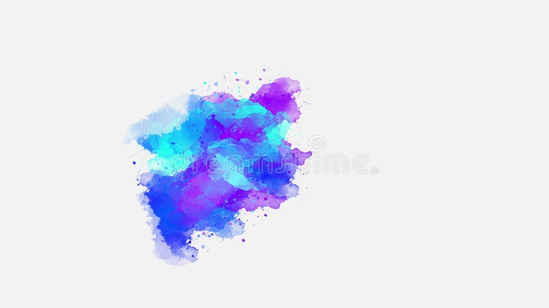 Abstract Slow Motion Paint Ink Brush Stroke Transition Splatter Stock ...